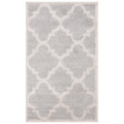 Lark Manor Ammundsen Geometric Light Grey/Beige Area Rug & Reviews | Wayfair